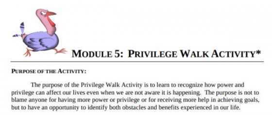Universities offer ‘privilege walk’ exercises so students feel bad ...