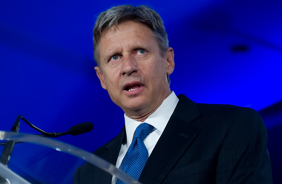 Libertarian Gary Johnson is neck-and-neck with Donald Trump among ...