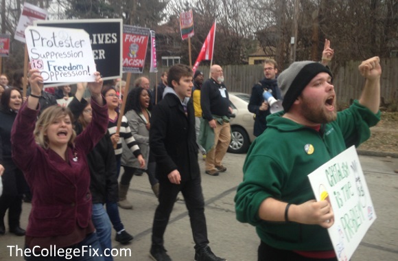 College students refuse to accept Trump’s inauguration, protest ...
