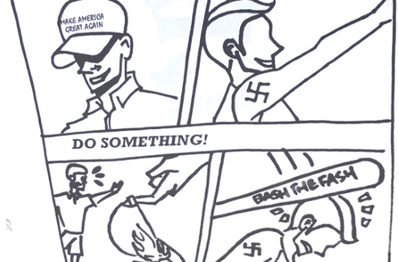 Flyers found at UNC liken Trump supporters to Nazis, declare ‘bash the ...