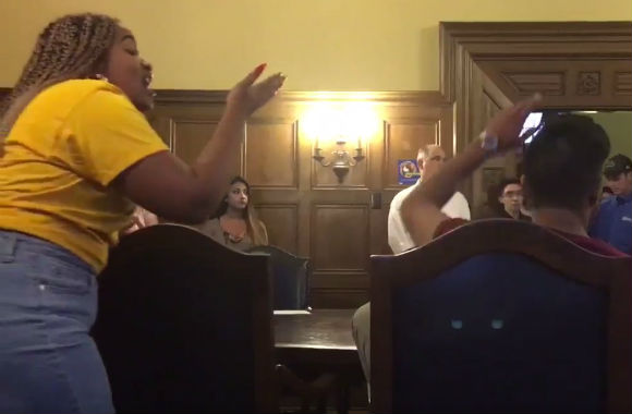 White student government president who made gang sign breaks silence ...