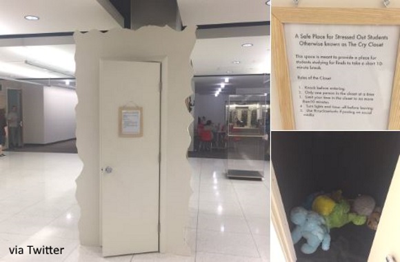 ‘Cry Closet’ installed at University of Utah | The College Fix