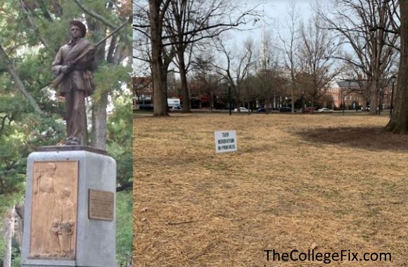 Photos show UNC has now wiped away every last scrap of ‘Silent Sam ...