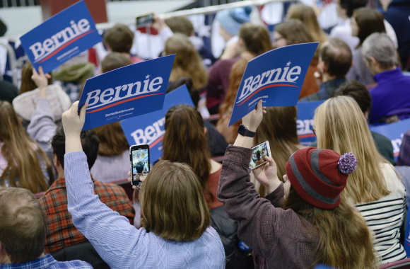 Following NH victory, support for Sanders spikes among Democratic ...