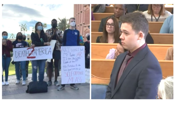 ‘Killer Kyle off our campus’: ASU students protest Rittenhouse as ...