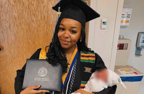 Grad delivers baby hours before ceremony, gets diploma at hospital ...