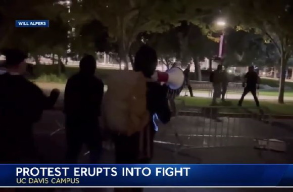 VIDEO: Conservative students’ ‘MAGA Hulk’ event canceled as large brawl ...