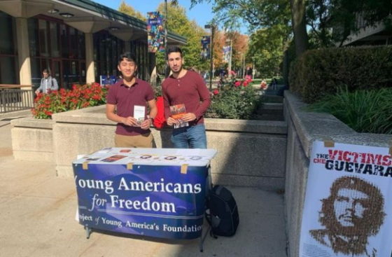 Conservative students’ anti-Marxism display shut down at University of ...