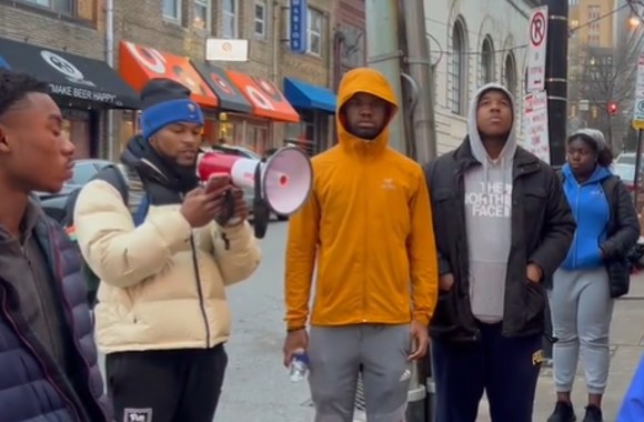 Pitt students use police sirens to protest killing of black male by ...