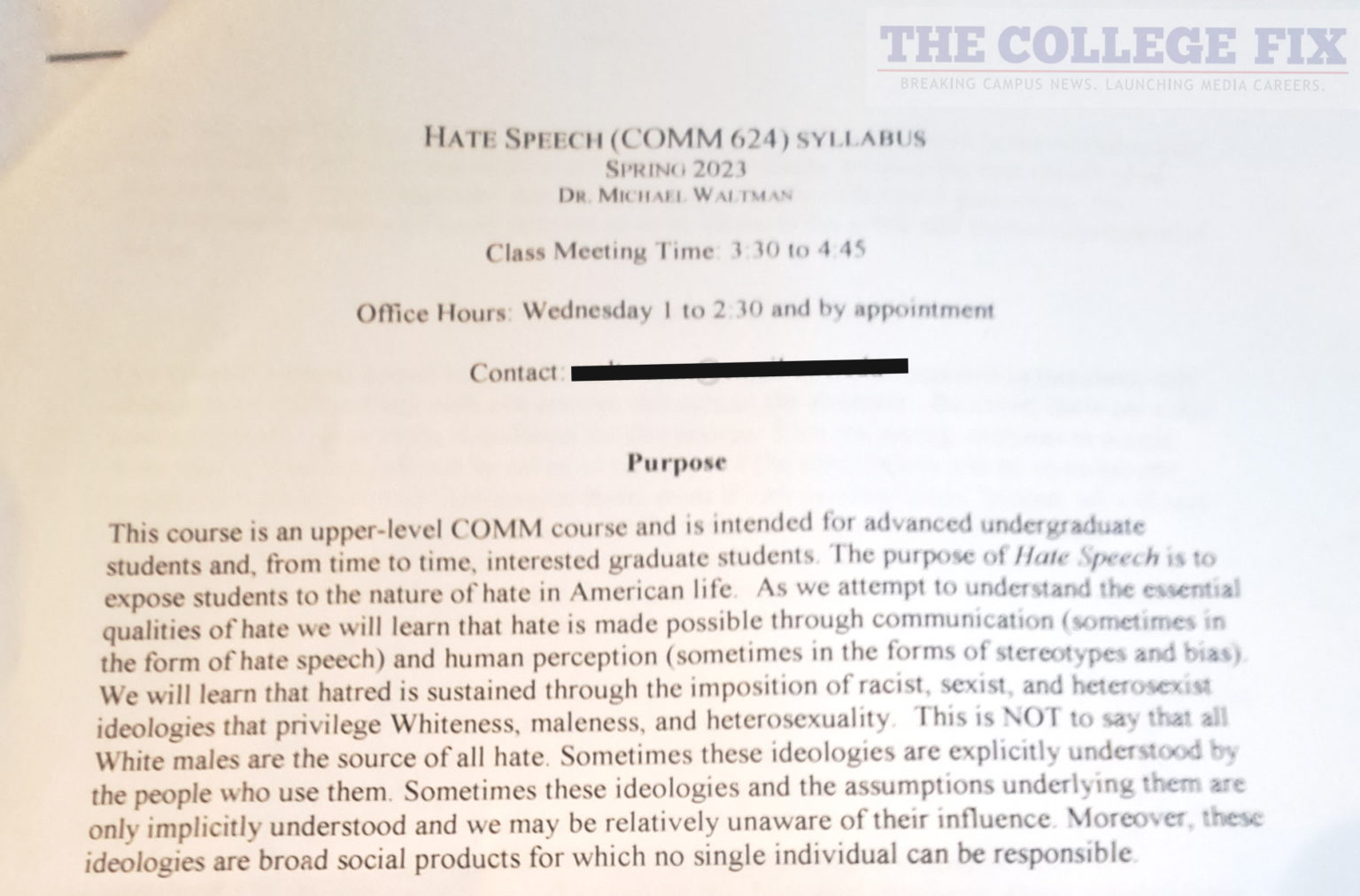 ‘Hate Speech’ class on right-wing extremism routinely offered at UNC ...