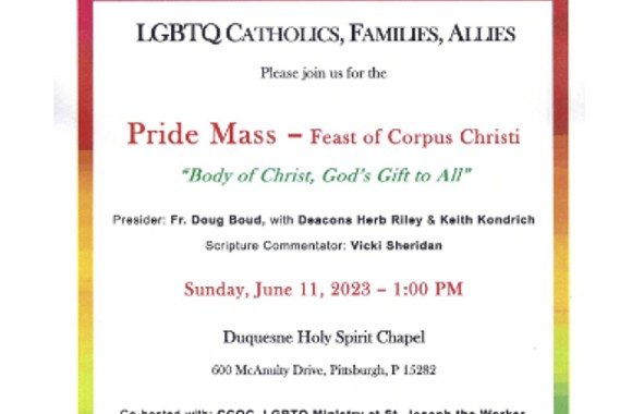 Bishop rebukes ‘Pride Mass’ at Duquesne University chapel | The College Fix