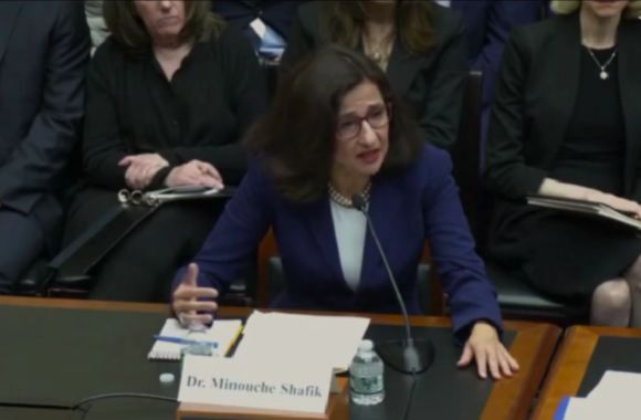 Columbia U. president condemns calls for ‘genocide of Jews’ during ...