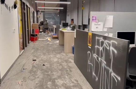 Four people assaulted by anti-Israel protesters who seized, thrashed ...