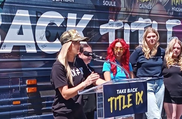 ‘Deeply regressive’: Riley Gaines slams Biden’s Title IX rules at pro ...