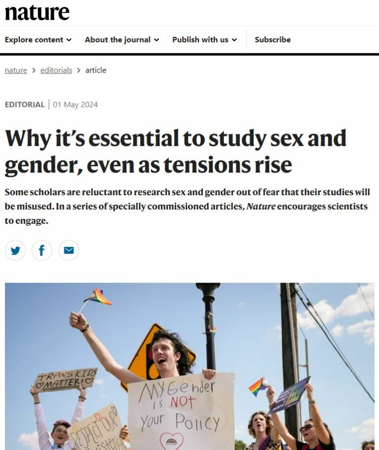 Premier scientific journal Nature takes on ‘climate of fear ...