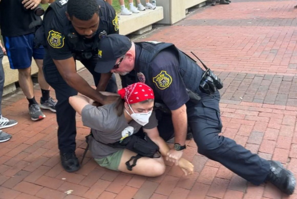 Rowdy anti-Israel protest at UMich leads to four arrests | The College Fix