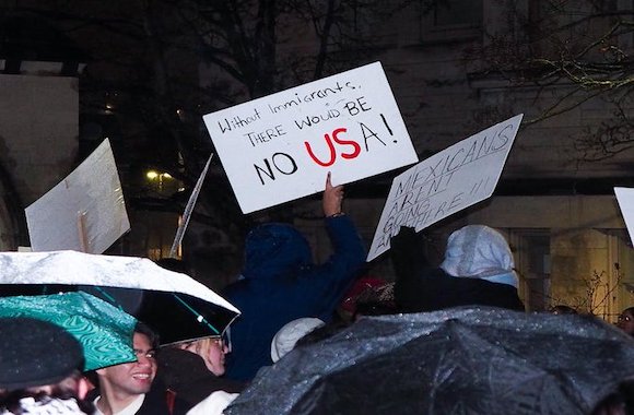 U. Indiana activists protest Trump’s ‘extreme level of brutality ...