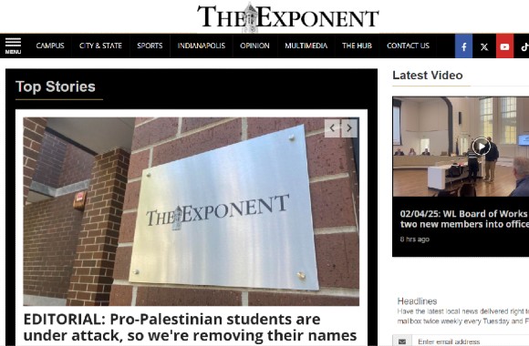 Purdue newspaper deletes names of pro-Palestinian protesters to protect ...