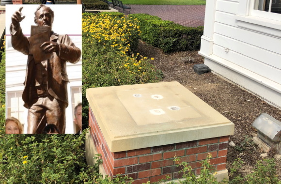 USC founder’s controversial statue taken away for maintenance a year ...