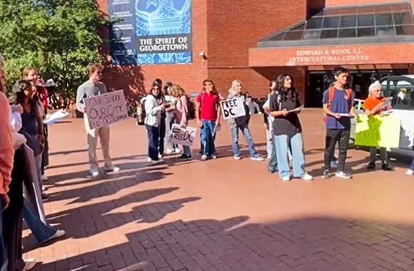 D.C. students walk out in protest of Trump police takeover: ‘Our city ...